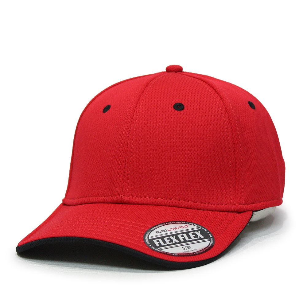 Flex Stretchable Cool Mesh Flipped Edge Visor Low Profile Pro Style Ba ...