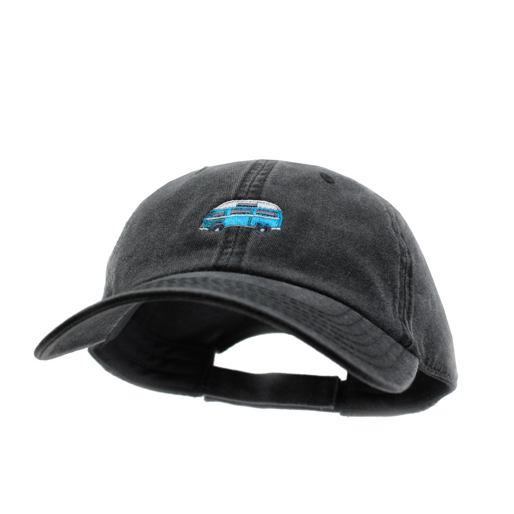 Vintage Camper Car Embroidered Washed Cotton Twill Dad Hat Adjustable ...