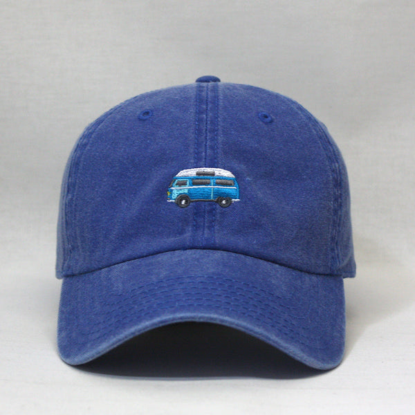 Vintage Camper Car Embroidered Washed Cotton Twill Dad Hat Adjustable ...