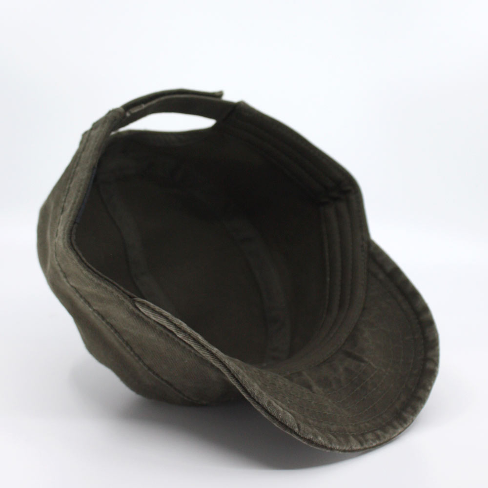 Washed Cotton Twill Cadet Bendable Visor Adjustable Military Radar Cap ...