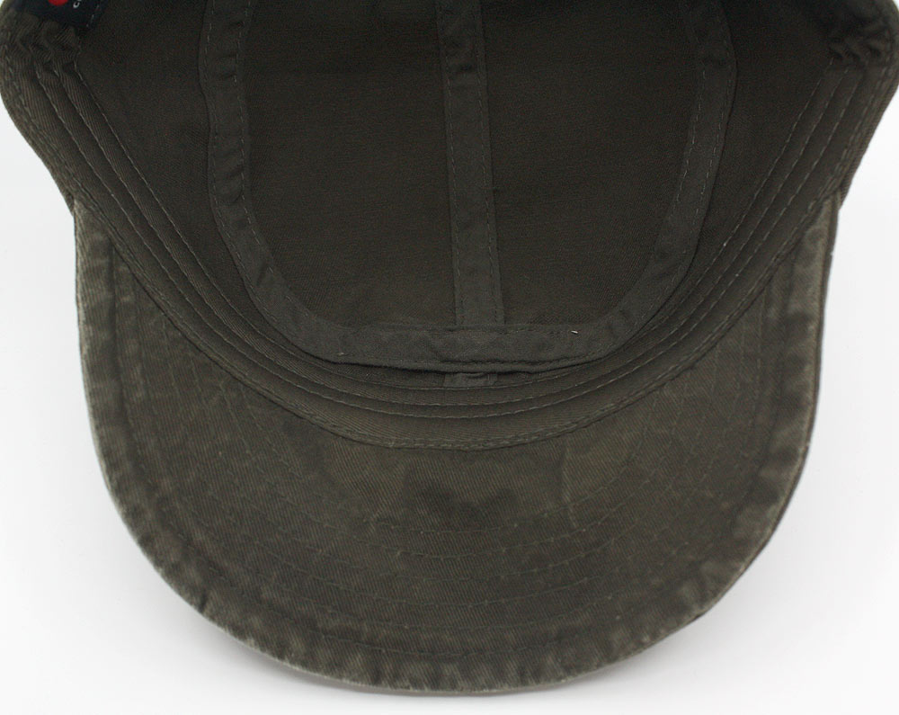 Washed Cotton Twill Cadet Bendable Visor Adjustable Military Radar Cap ...