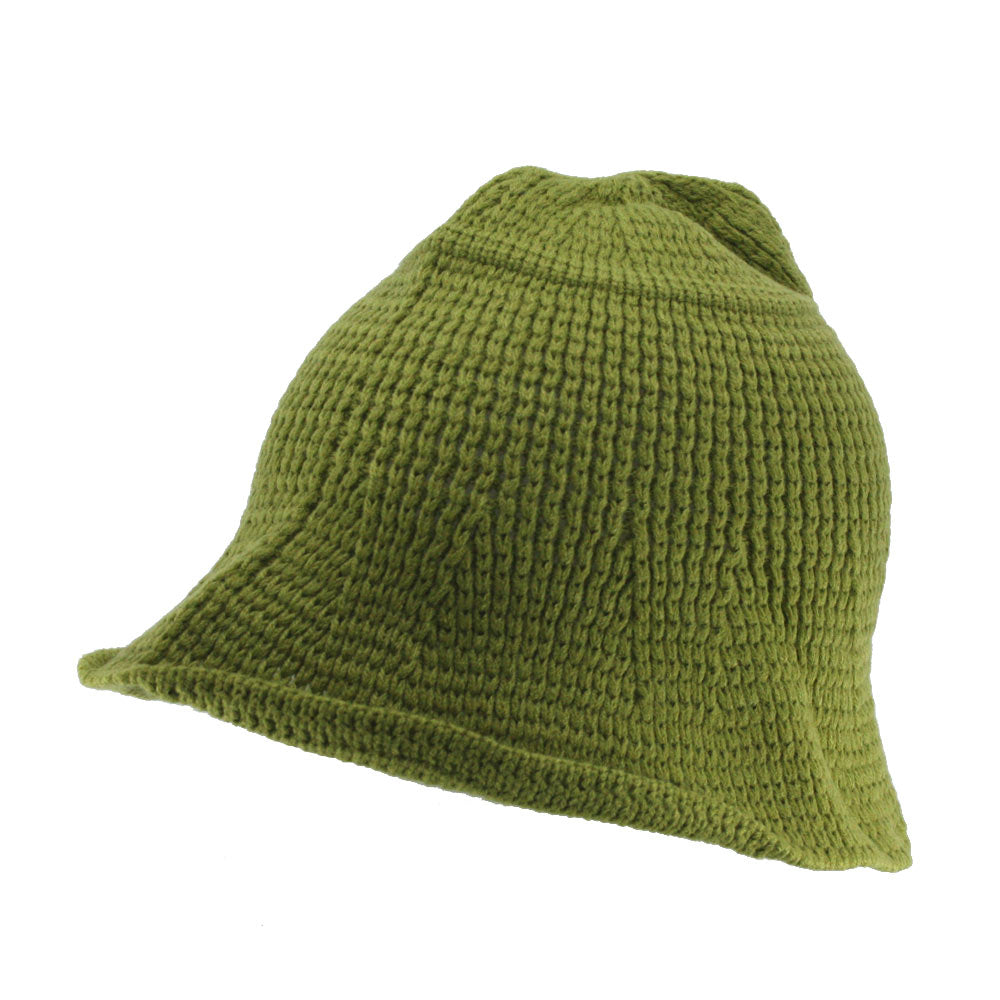 Camouflage Short Billed Knitted Radar with Cuff Beanie Orange - Ooh La ...