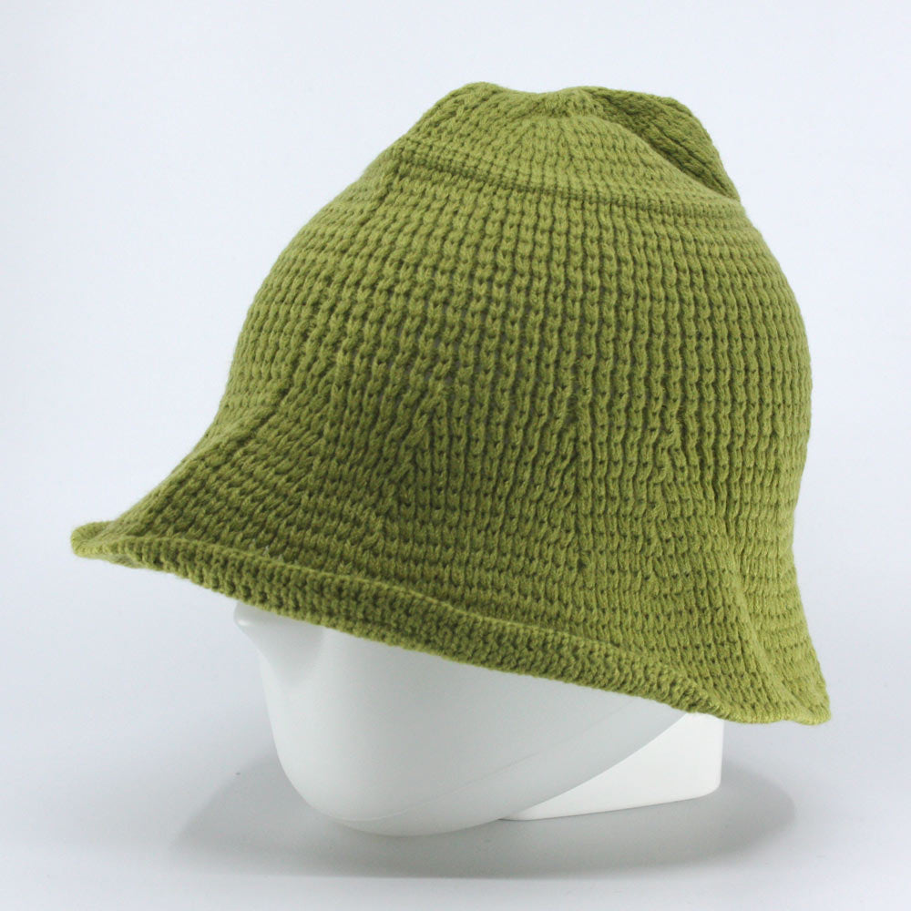 Camouflage Short Billed Knitted Radar with Cuff Beanie Orange - Ooh La ...