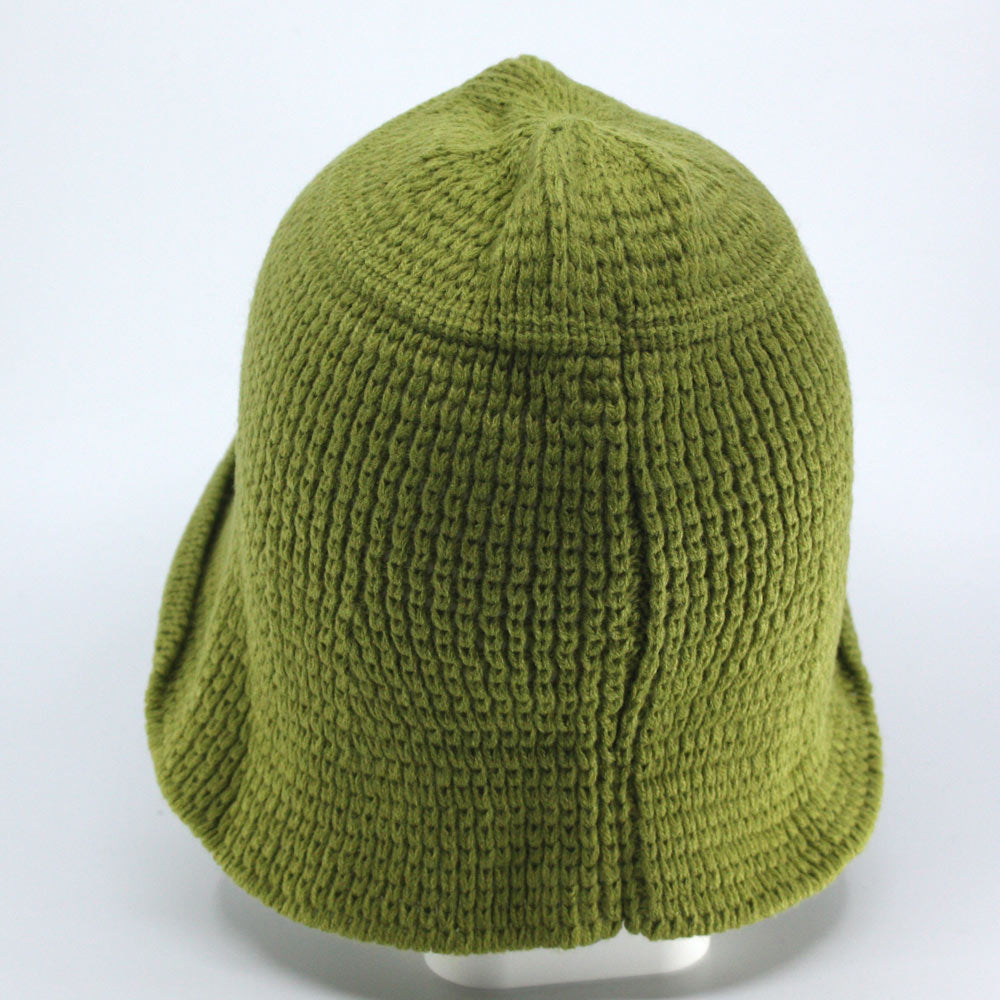 Camouflage Short Billed Knitted Radar with Cuff Beanie Orange - Ooh La ...