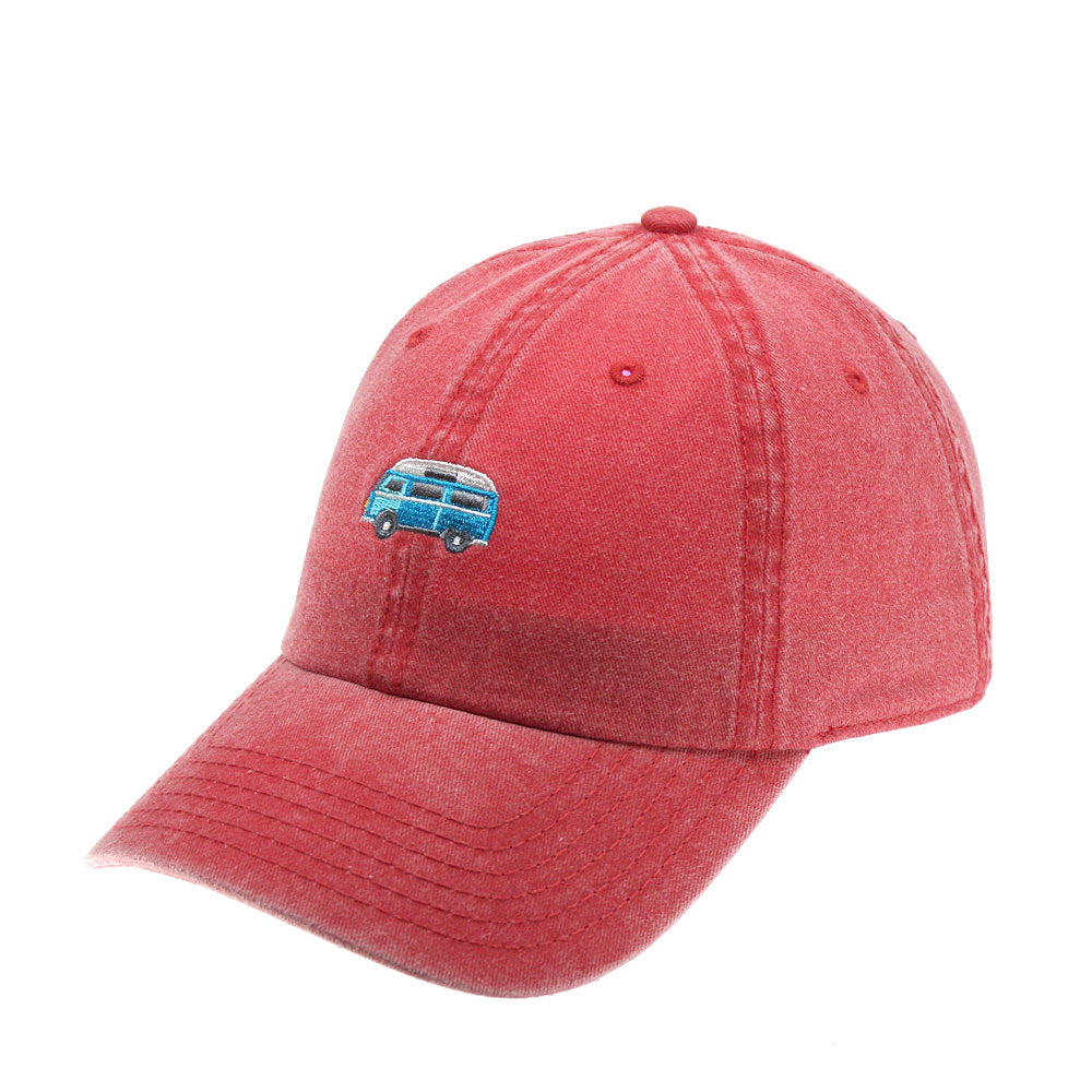 Vintage Camper Car Embroidered Washed Cotton Twill Dad Hat Adjustable ...